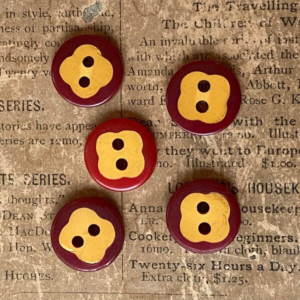 Two Tone Buttons - Etsy