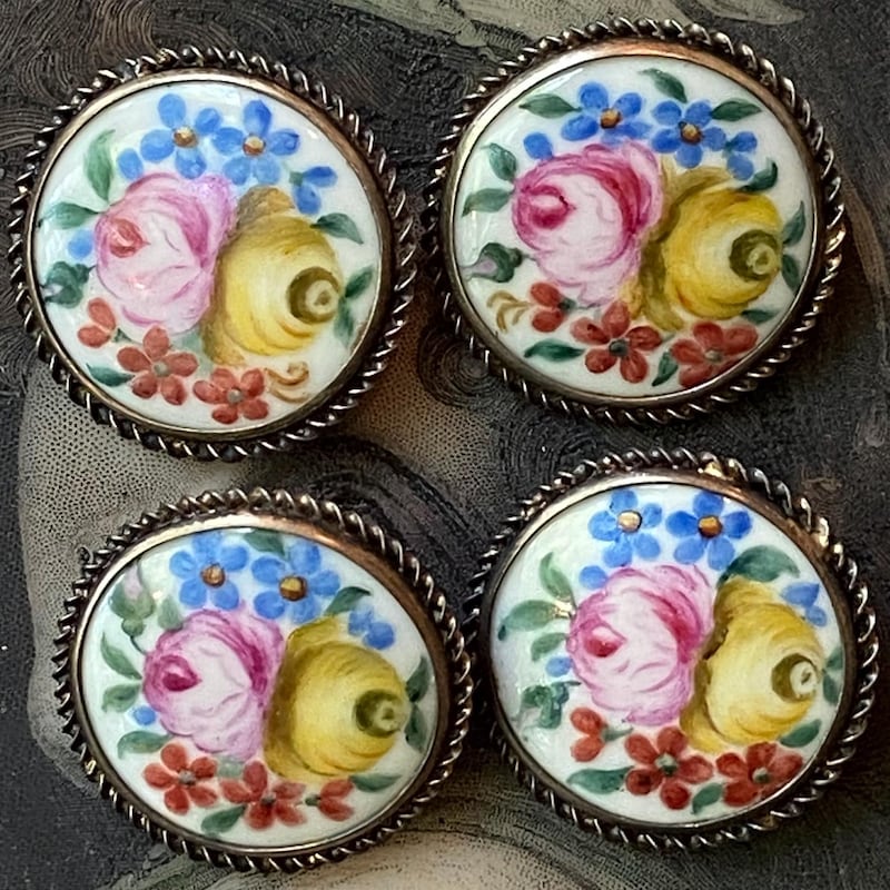 Porcelain Buttons - Etsy