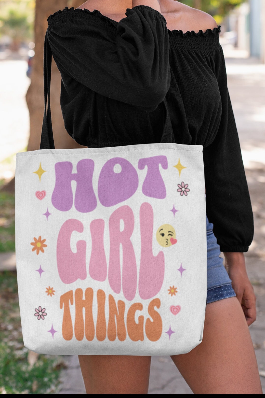 Hot Girl Tote Bag, Gift for Girlfriend, Gift for Her, Vacation Tote ...