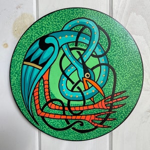 Celtic Bird Knot Good Luck Hex Sign, Celtic Knot, Irish, Scottish, Hex ...