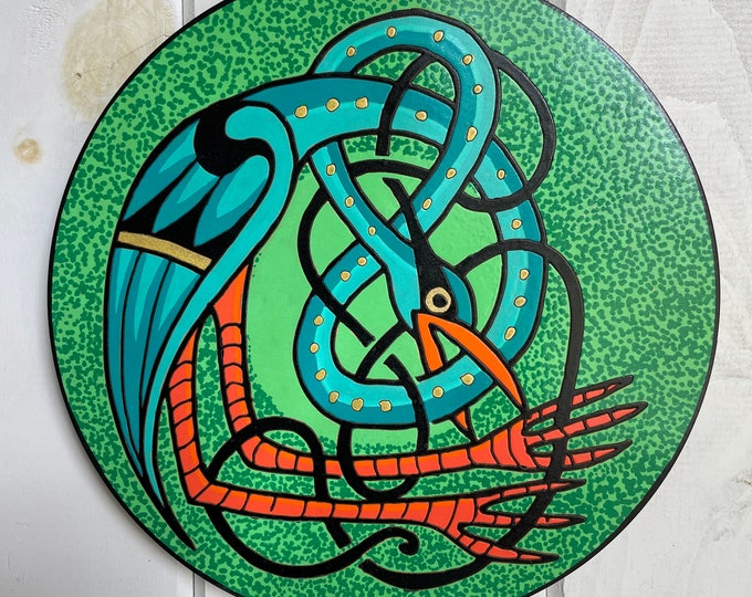 Celtic Bird Knot Good Luck Hex Sign, Celtic Knot, Irish, Scottish, Hex ...