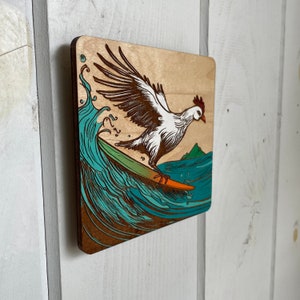 Surfing Chicken, Beach Lover, Chicken Lover, Surf Lover, Surfing Lover ...