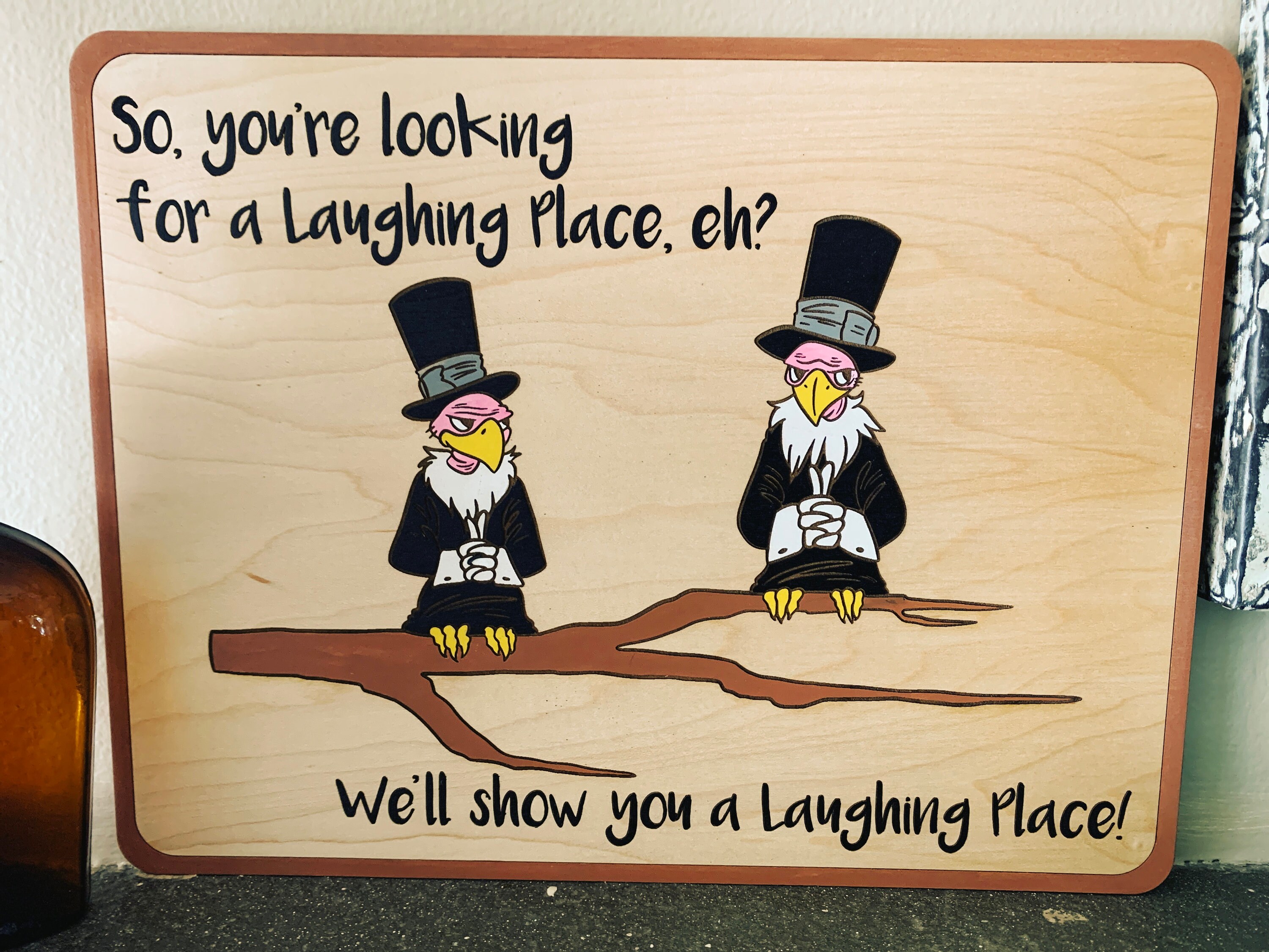 Splash Mountain Sign, Laughing Place Sign, Boothill Boys, Hand Painted ...