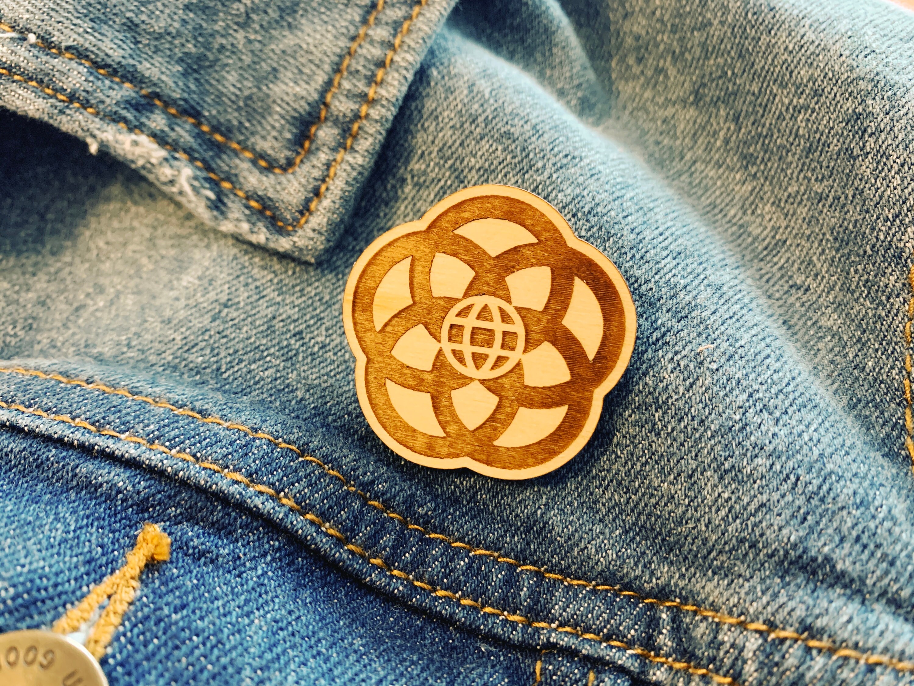 EPCOT Center Logo Pin Epcot Pin Epcot Center Wooden Pin - Etsy