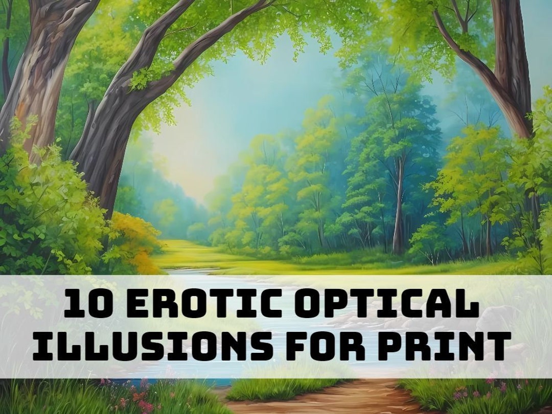 10 Erotic Optical Illusions for Print - Etsy