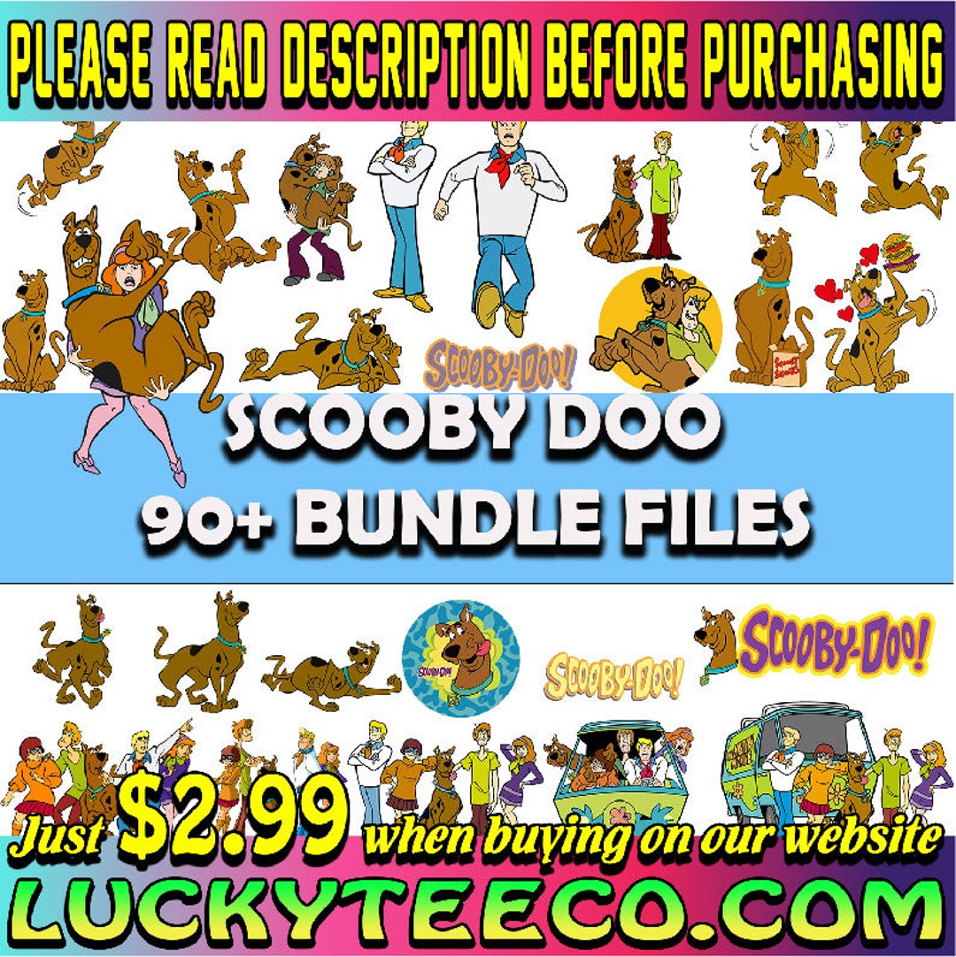 Scooby Doo Png Svg Bundle, Svg Files for Cricut, Silhouette Cut Files ...
