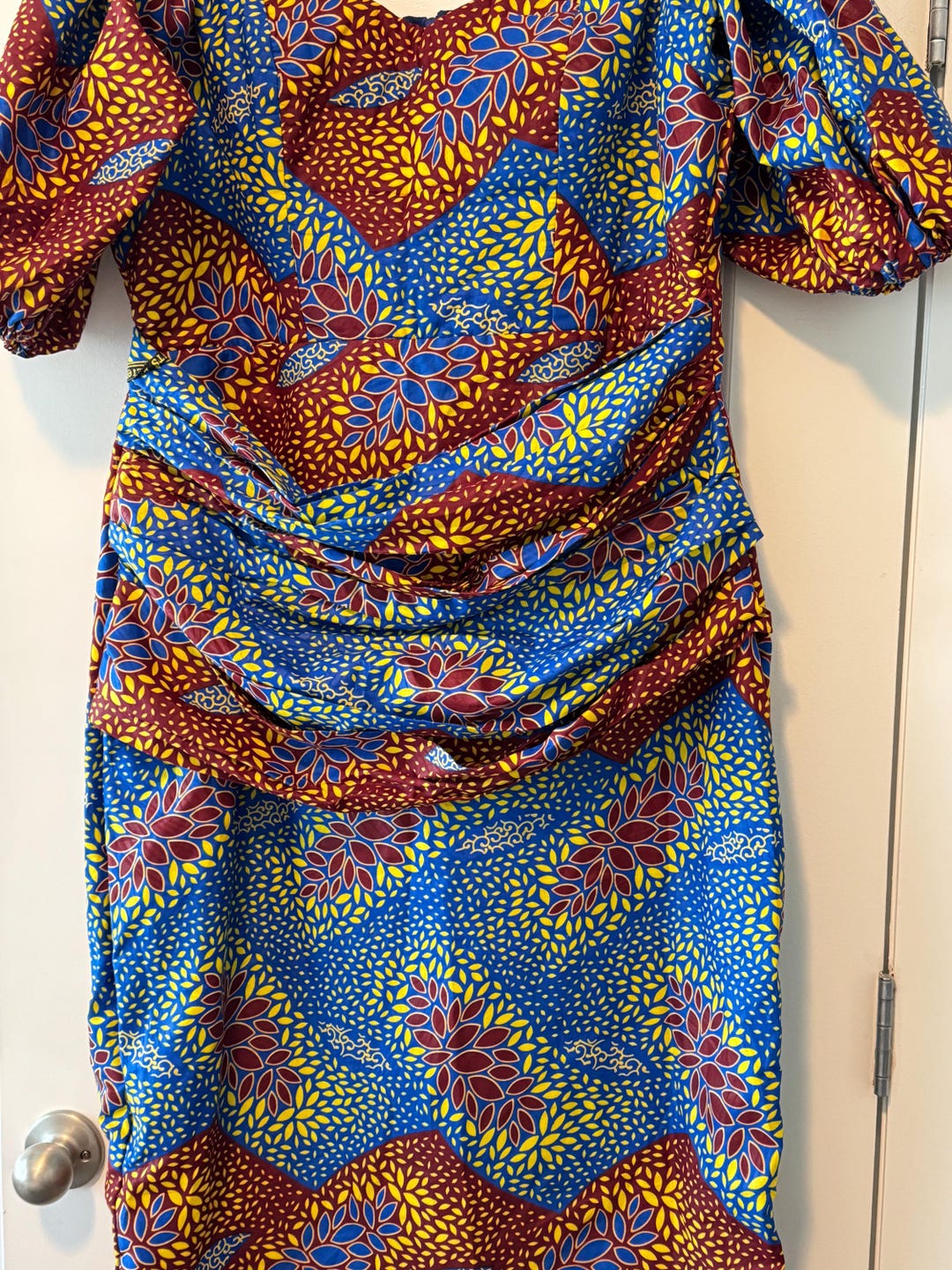 African Dress Veritable Perfect Block Fatix African Wax Print Cotton ...