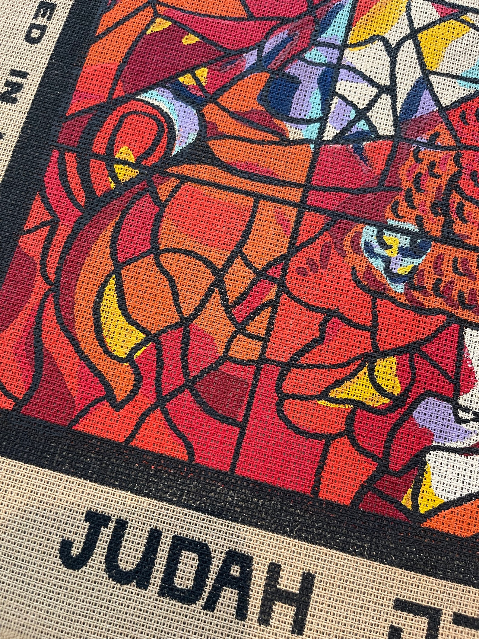 Vintage Needlepoint Marc Chagall Stained Glass Window | Etsy