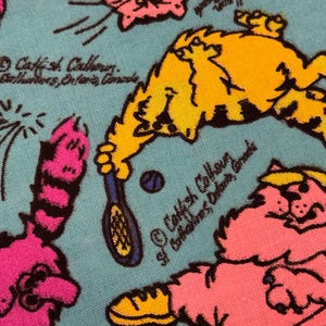 RARE Vintage Fabric - 1980’s Novelty Catfish Calhoun Sportswear Fabric ...