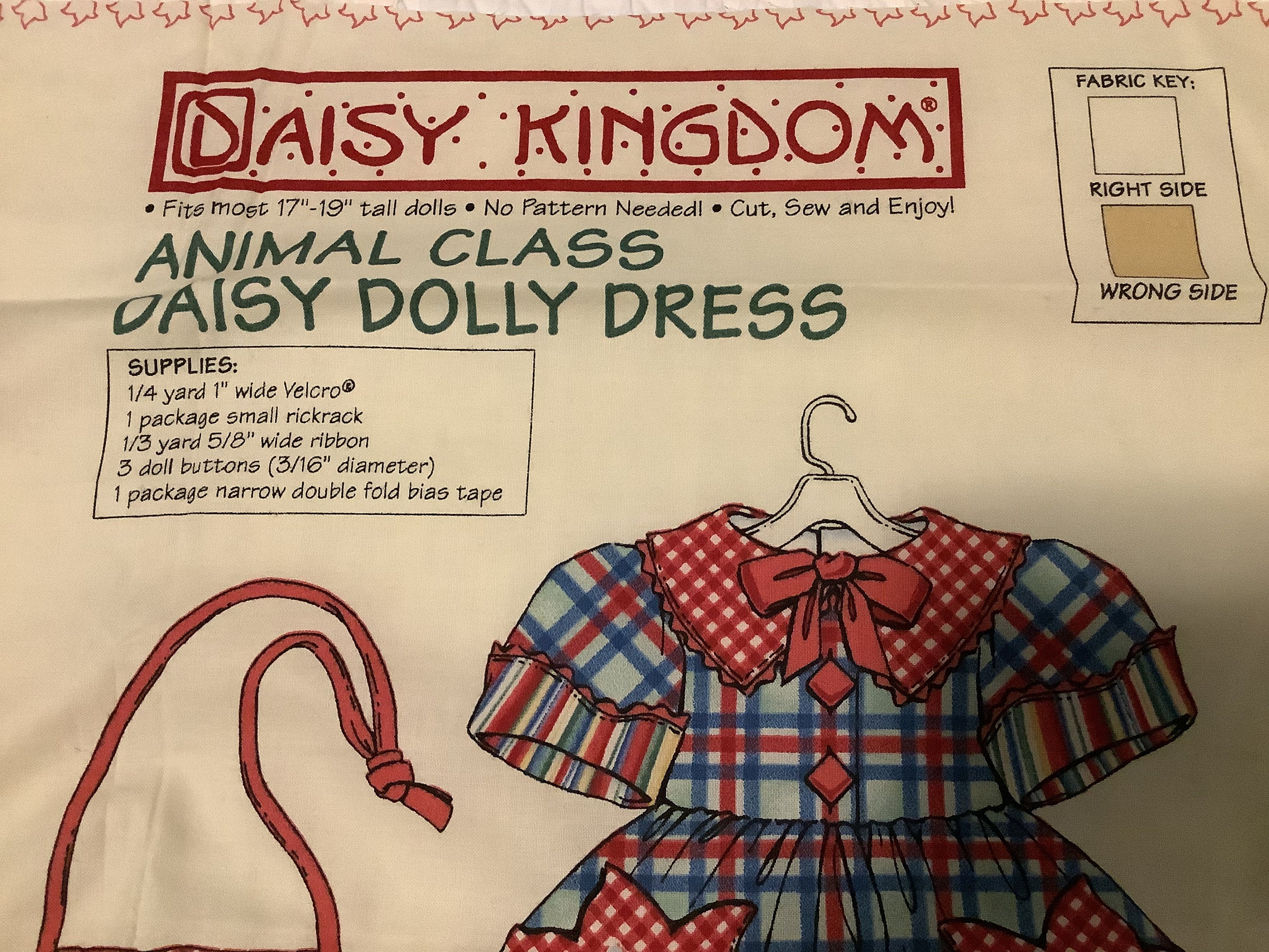 Materials Doll & Model Making Patty’s Attic Daisy Dolly Dress ...