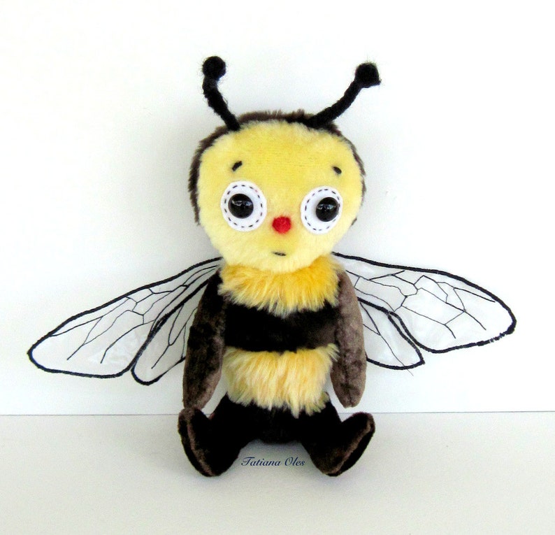 Plush Doll Bee Honey Soft Plush Art Doll 9 Tall 5 Way Jointed Art ...