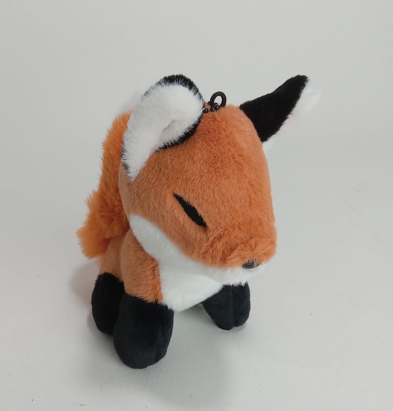 Fvzzytailz Plush Fox Keychain – Large and Adorable - Etsy