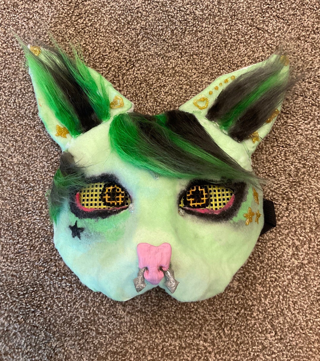 Scene Cat Mask - Etsy
