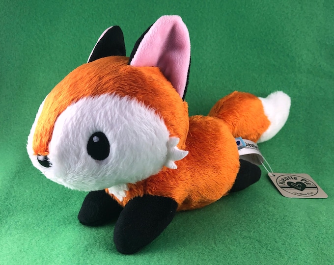 Coffee Fox Plush, Fox Plushie, Fox Stuffed Animal, Stuffed Toy, Softie ...