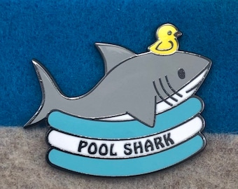 Shark Squad Hard Enamel Pin Shark Lover Enamel Pin Shark - Etsy