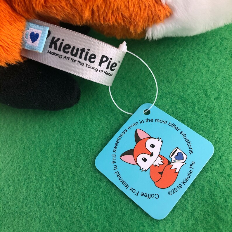 Coffee Fox Plush Fox Plushie Fox Stuffed Animal Stuffed - Etsy