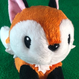 Coffee Fox Plush Fox Plushie Fox Stuffed Animal Stuffed - Etsy