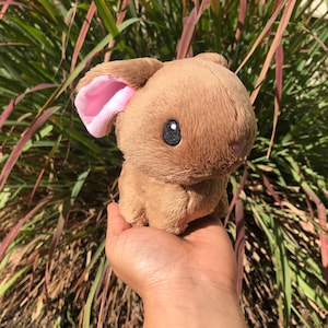 Cocoa Bunny Plush, Bunny Plushie, Bunny Stuffed Animal, Stuffed Toy ...