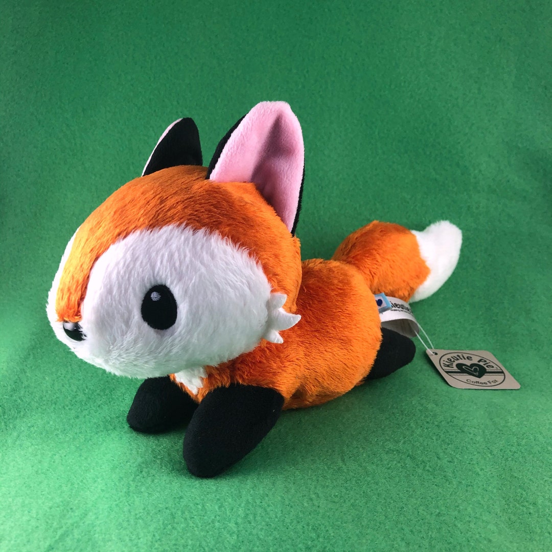 Coffee Fox Plush Fox Plushie Fox Stuffed Animal Stuffed - Etsy