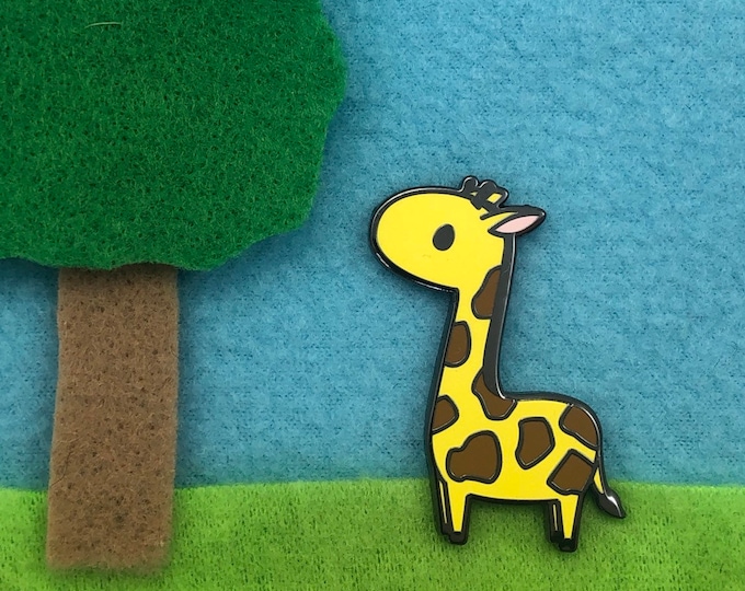 Giraffe Hard Enamel Pin Giraffe Pin Giraffe Brooch Giraffe - Etsy