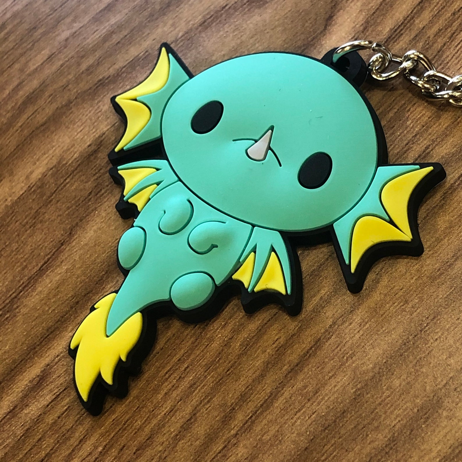 Donut Dragon Keychain Dragon Keychain Cute Dragon Cartoon | Etsy