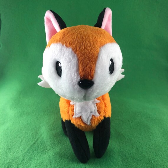 8 fox chibi fox Sitting fox teddy plush fox custom plush plush fox ...