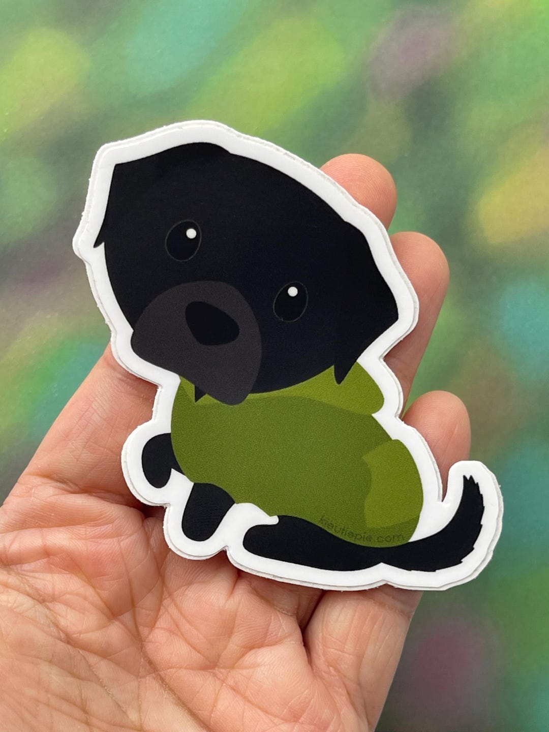 Black Lab Vinyl Sticker - Weatherproof - Etsy