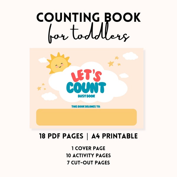 Counting Book - Etsy