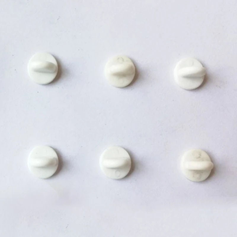 50pcs Brooch Lock Rubber Pins Back Button Clasp Connector for DIY ...