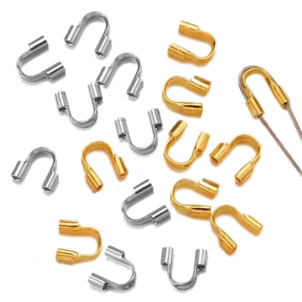 20pcs Stainless Steel U Shape Wire Guardian Protector Fasteners Clasp ...