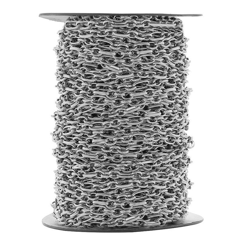 Stainless Steel 1 Meter Chains Cable Style Gold Chains DIY for Necklace ...