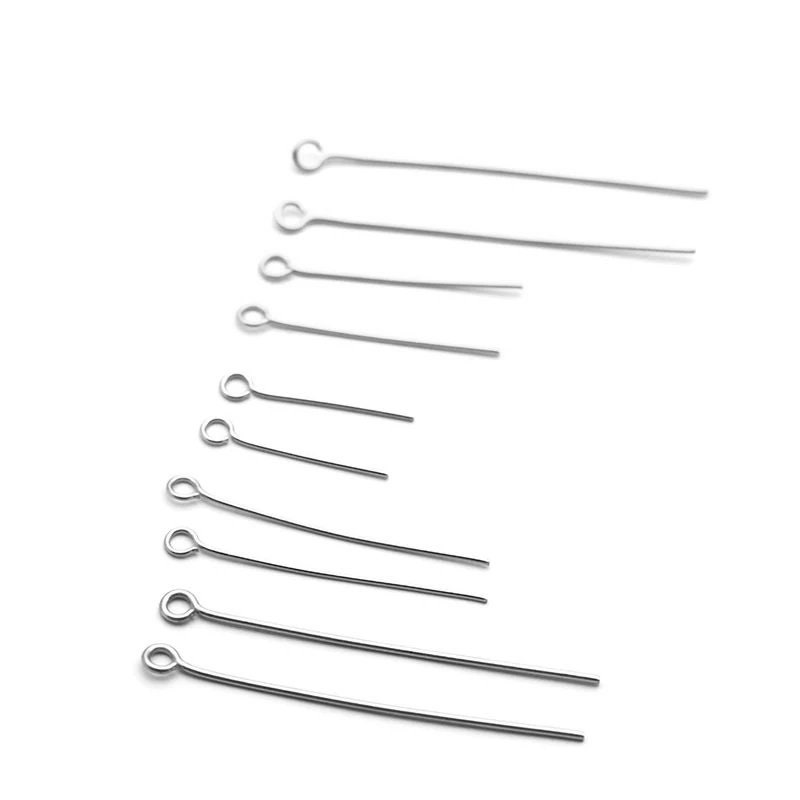 100pcs Stainless Steel Eye Head Pins, Jewelry Making Supplies - Etsy