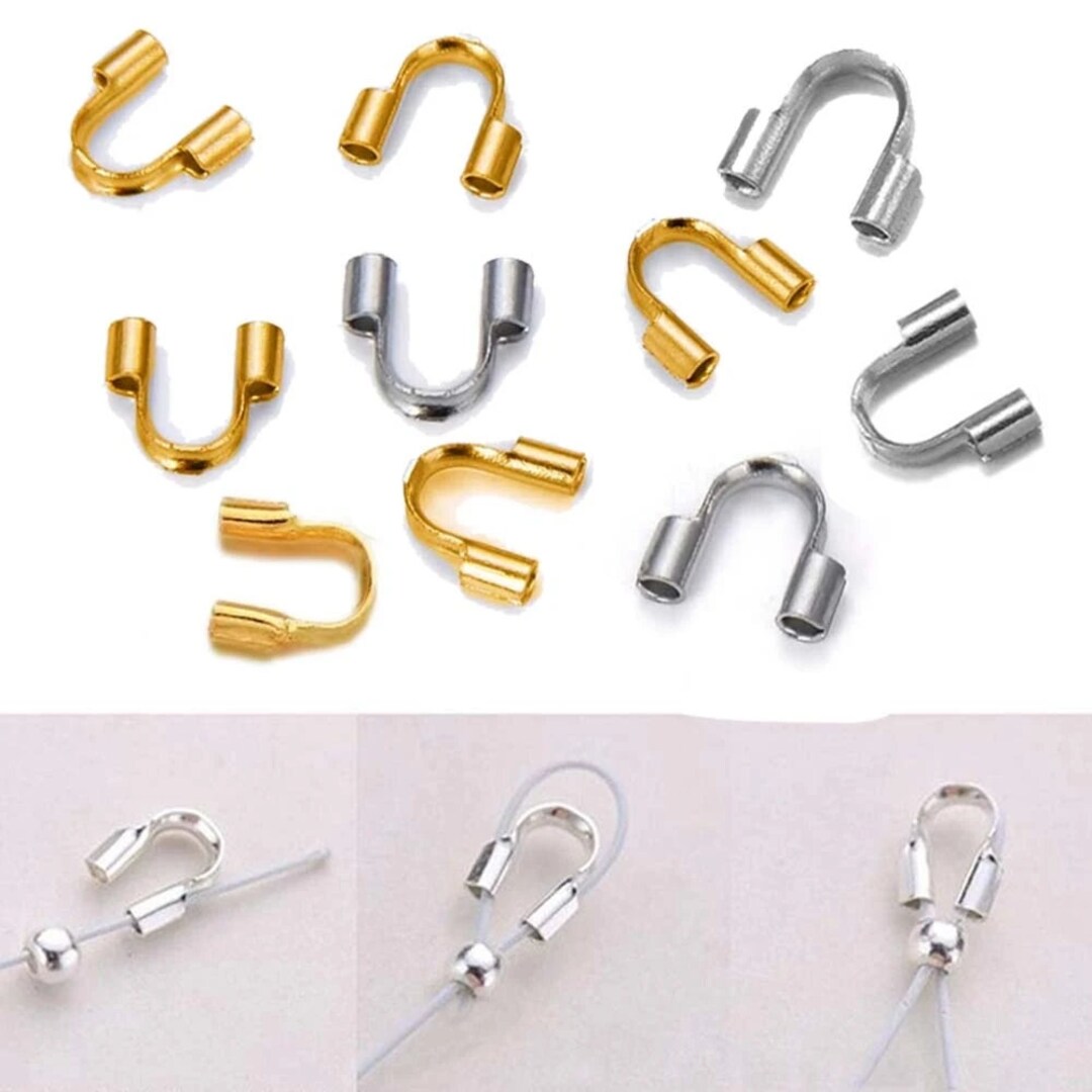 20pcs Stainless Steel U Shape Wire Guardian Protector Fasteners Clasp ...