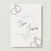 Editable Wedding Ring Wedding Invitation Template, Printable, Wedding ...