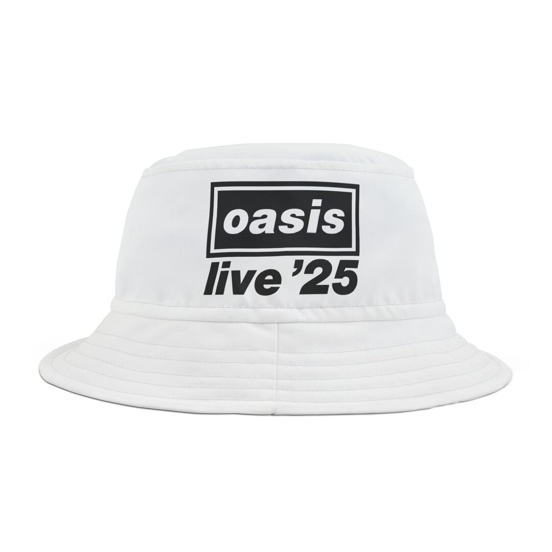 Vintage Oasis Live '25 Bucket Hat - Retro Music Festival Sun Cap ...
