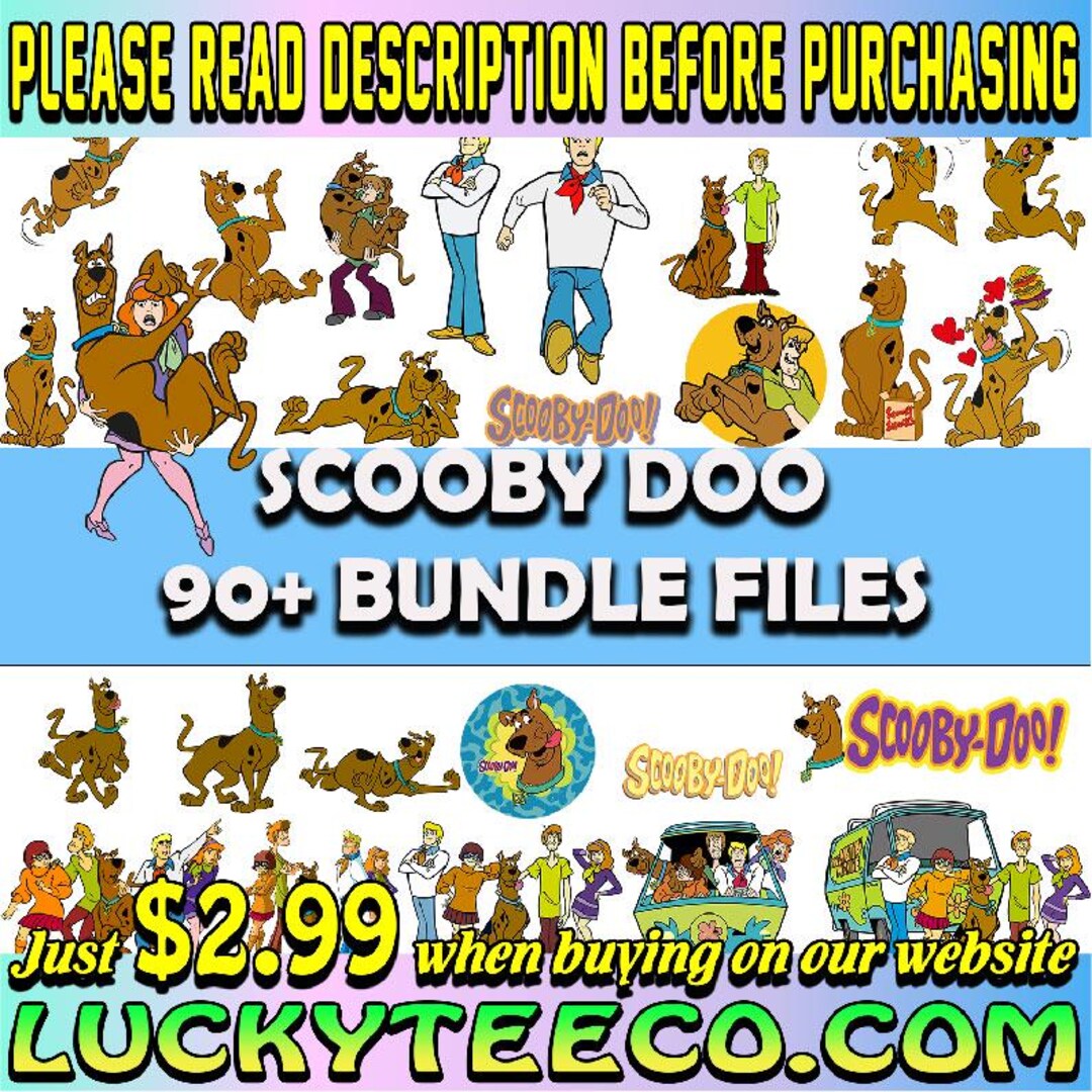Scooby Doo Png Svg bundle, Svg Files for Cricut, Silhouette Cut Files ...