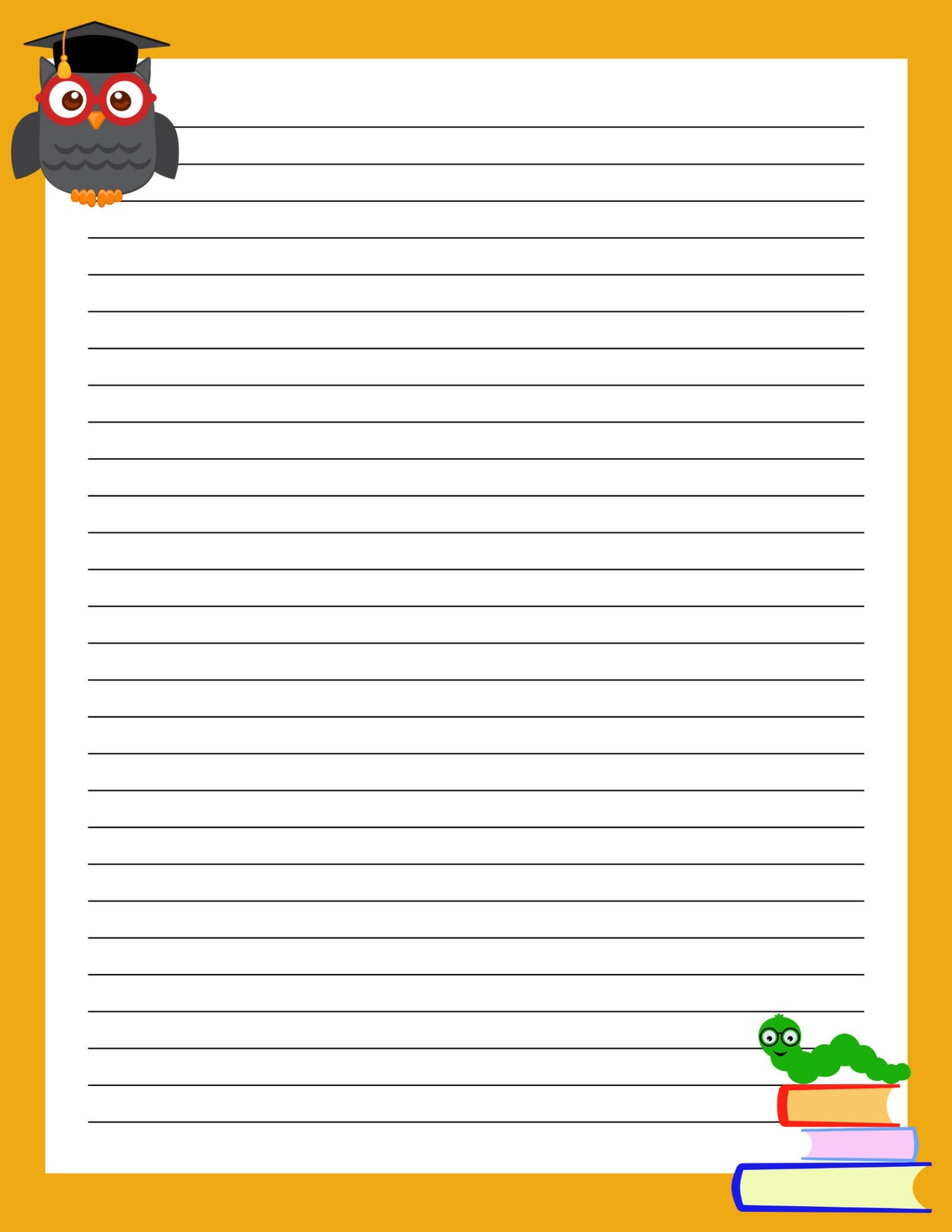 Teacher/school - Printable Journal Pages, Digital Download, Stationery ...