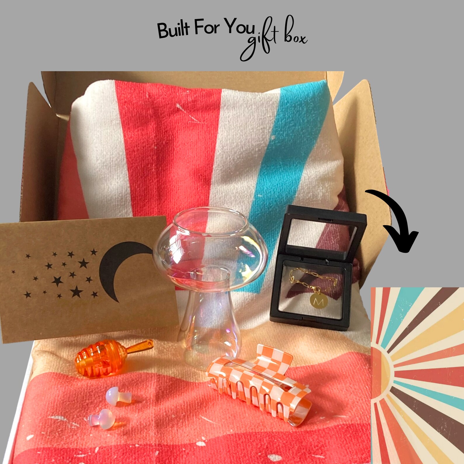 Tumbler Gift Box Birthday Gift Friend Gift Box Cup Gift Box for Mom ...