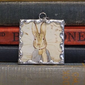 Peter Rabbit Pendant Made With Vintage Beatrix Potter Book Illustration ...