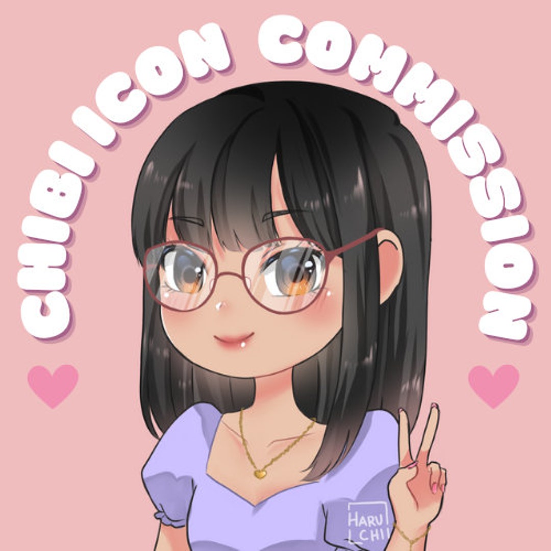 Custom Chibi Portrait Illustration - Etsy