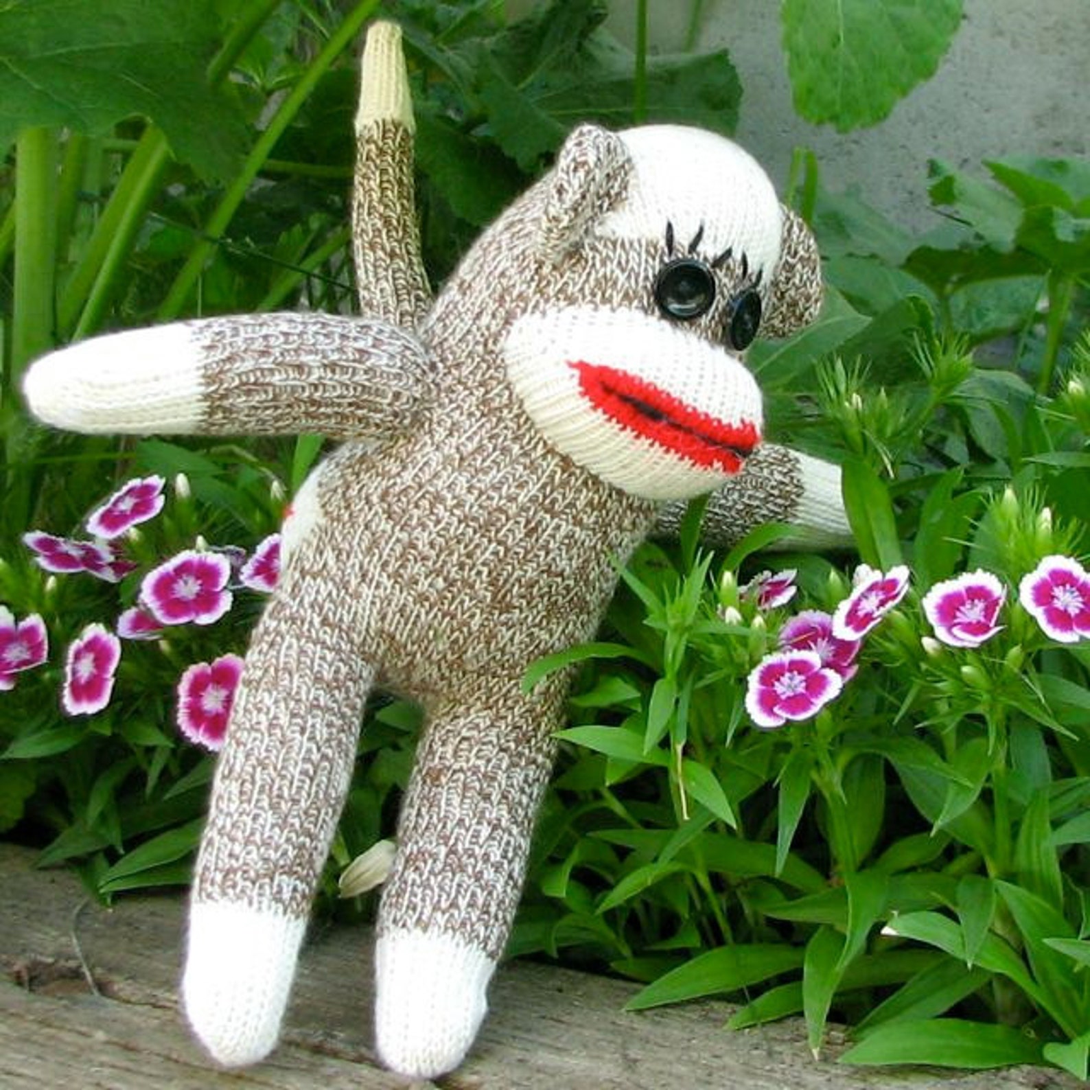 Little Chunky Sock Monkey Kit - NEW SIZE - Etsy