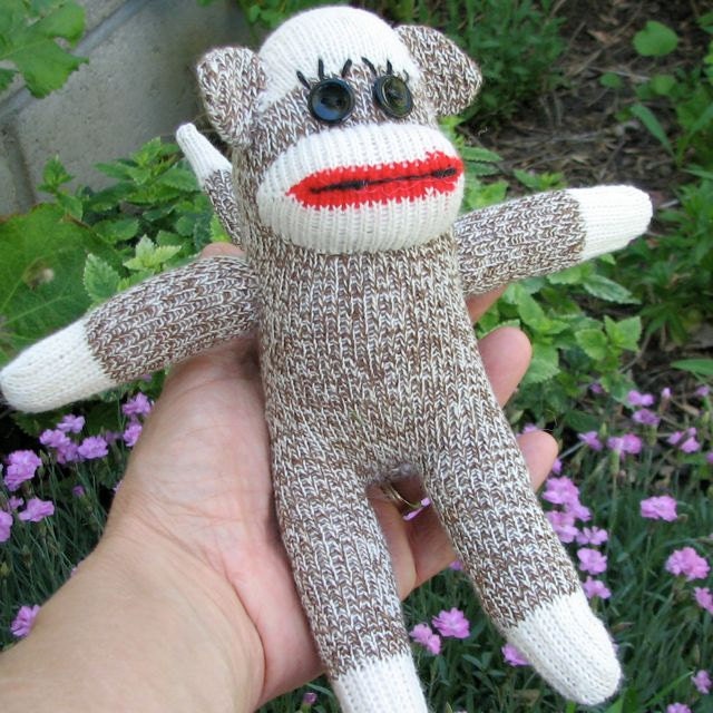 Little Chunky Sock Monkey Kit - NEW SIZE - Etsy