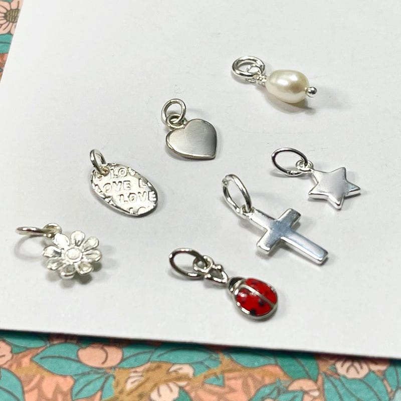 Silver Charms - Etsy