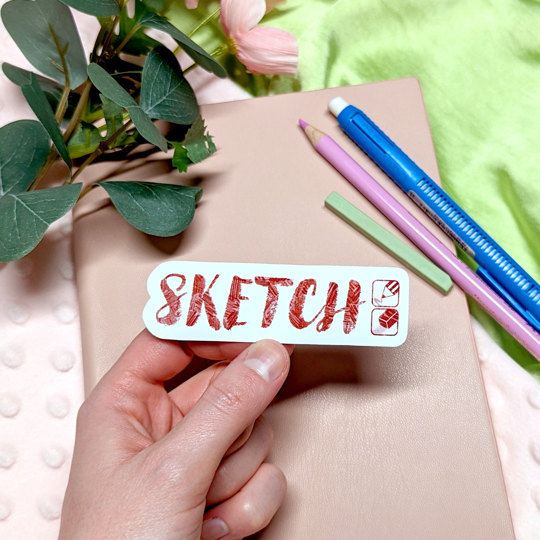 Sketchbook Label / SKETCH / Original Art / Water & Scratch Resistant ...