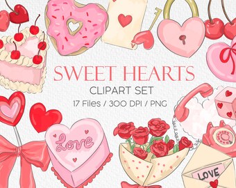 Fluttering Florals, Flower Digital Clipart, Brush Stroke, Floral ...