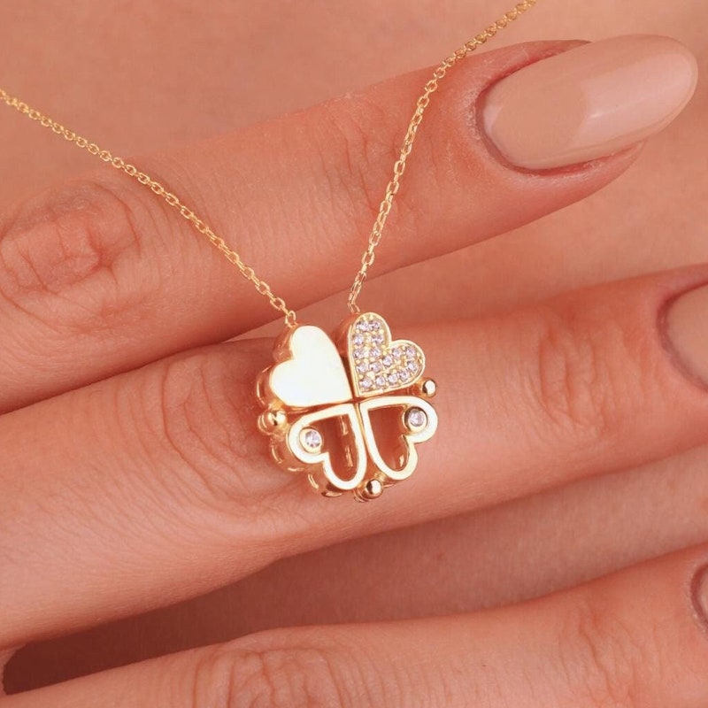 Clover Necklace - Etsy