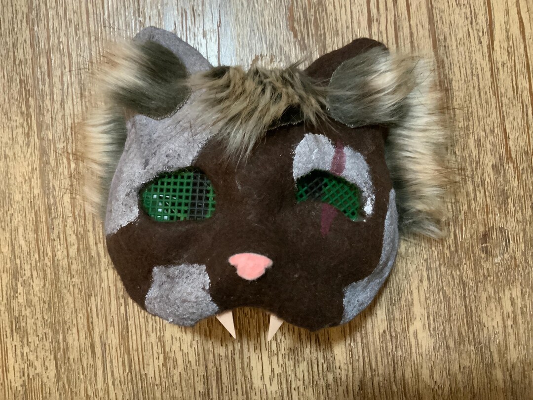 Tortoiseshell Cat Mask - Etsy