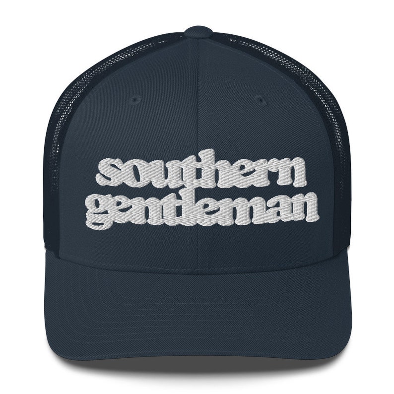 Southern Gentleman Embroidered Hat, Trucker Hat, Dad Gift, Southern ...