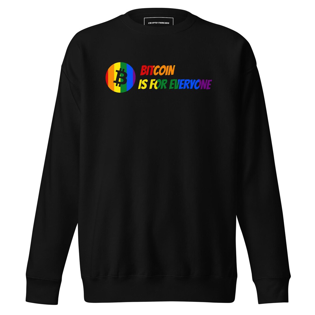 Bitcoin is for Everyone, LGBTQ Coin, Bitcoin Apparel, Cryptocurrency ...