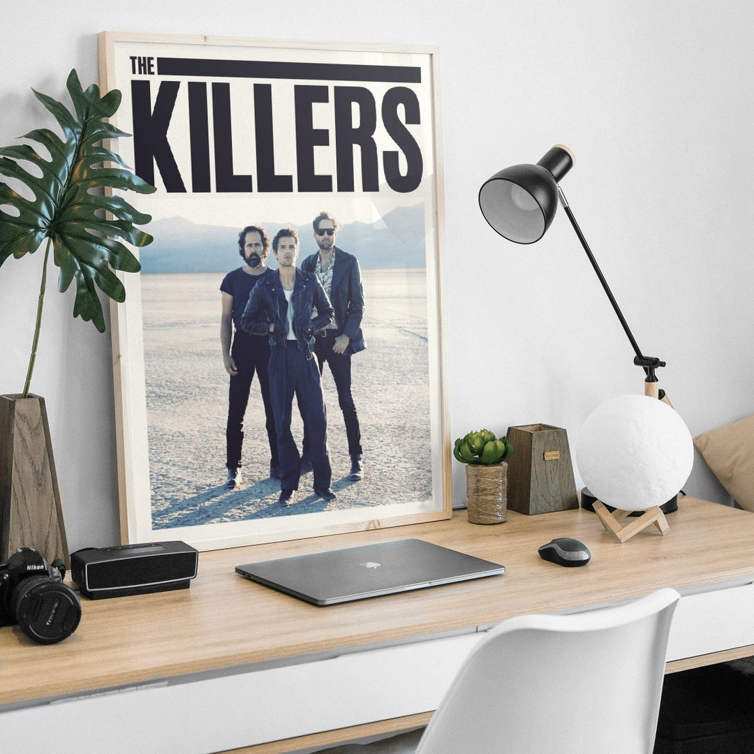 The Killers Band Poster Brandon Flowers Print Indie Rock Music Gift ...